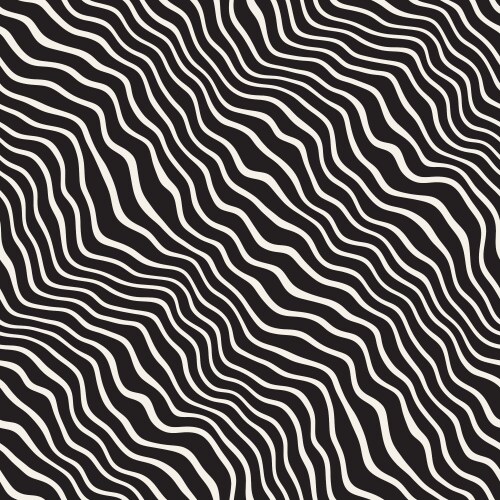 Wavy ripple hand drawn lines abstract geometric Vector Image