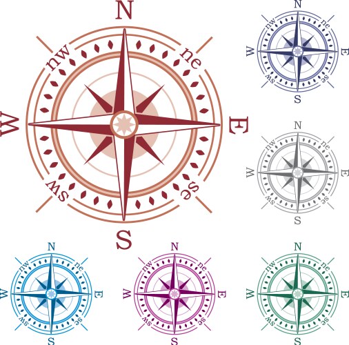 Compass Royalty Free Vector Image - VectorStock