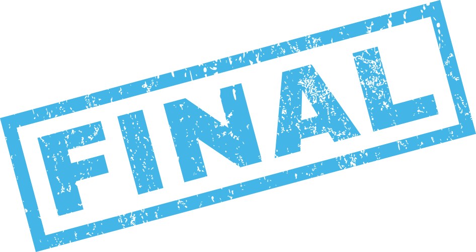Final exam rubber stamp Royalty Free Vector Image