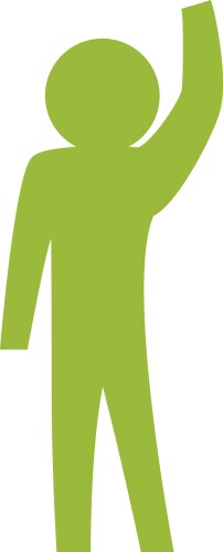 Human hand symbol Royalty Free Vector Image - VectorStock