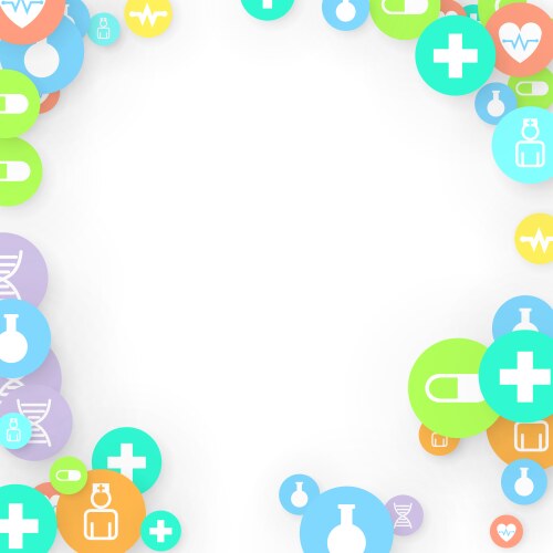 Pharmacy background clinic backdrop Royalty Free Vector