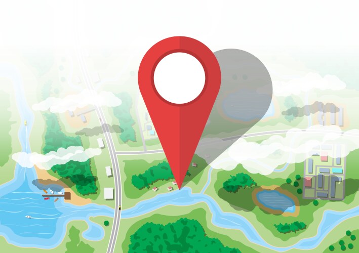 Nature Suburban Map Vector Images (51)