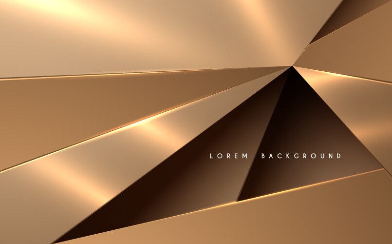 Luxury triangle background Royalty Free Vector Image