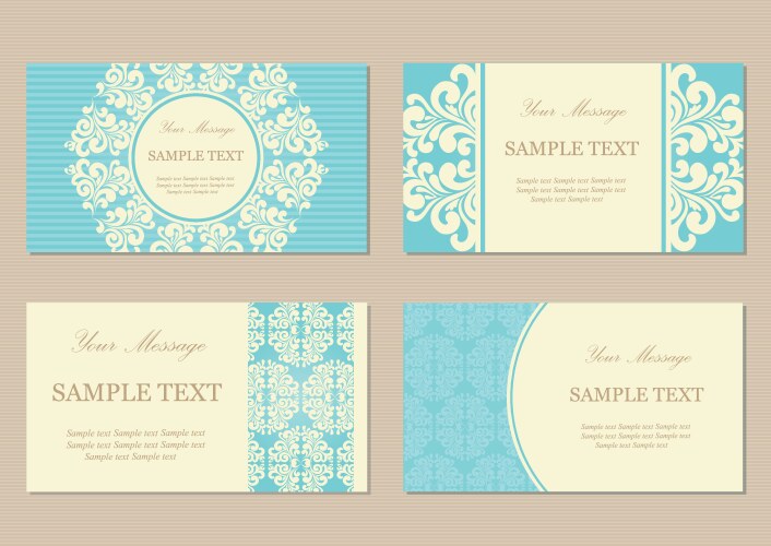 Vizit cards Royalty Free Vector Image - VectorStock