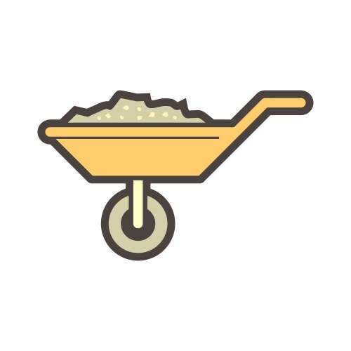 Concrete testing icon Royalty Free Vector Image