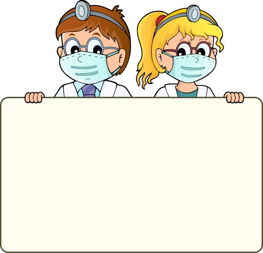 Doctor theme image 7 Royalty Free Vector Image