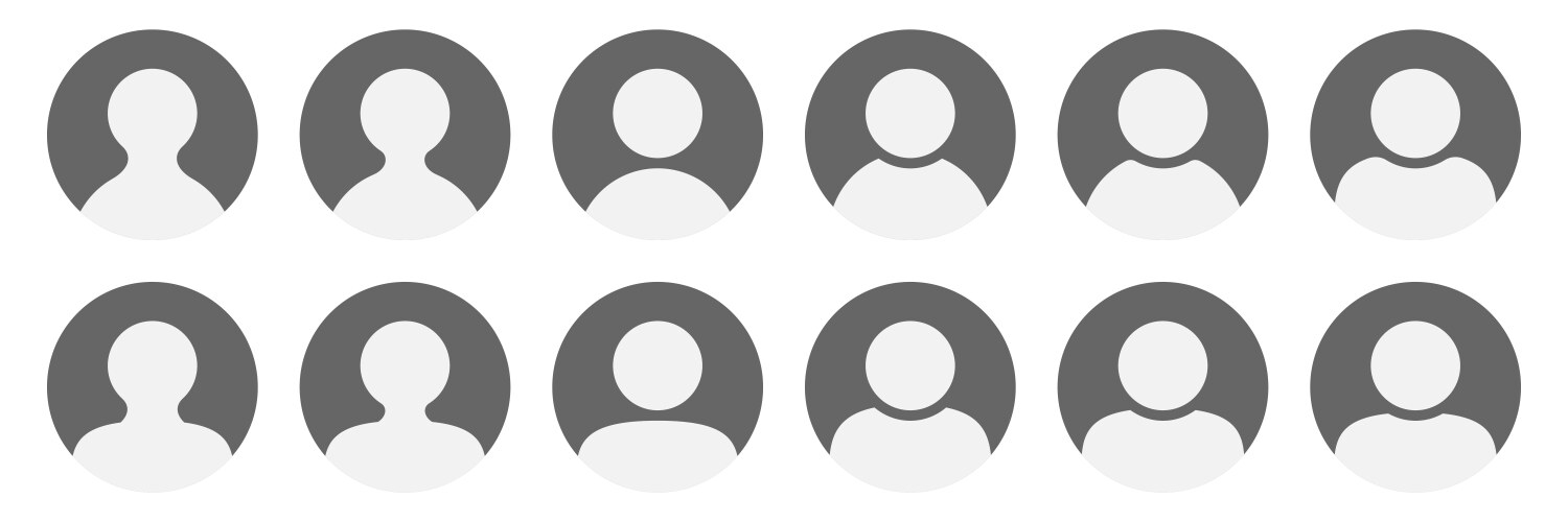 General login icon headshot placeholder for user Vector Image