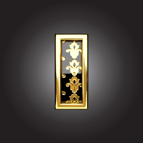 Golden figure Royalty Free Vector Image - VectorStock