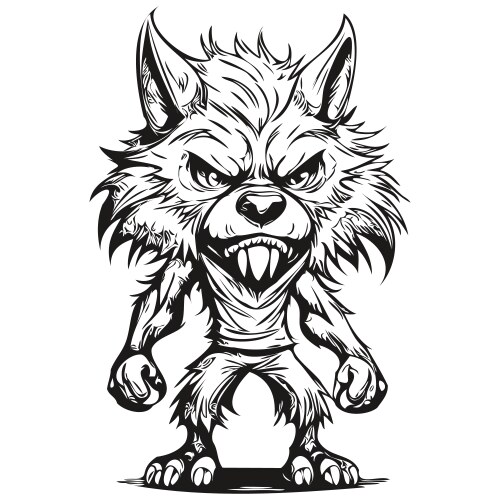 Haunting hand-drawn transformation Royalty Free Vector Image