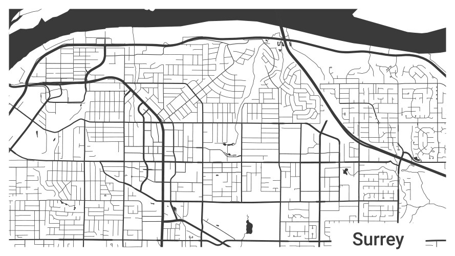 Map of Surrey Vector Images (96)