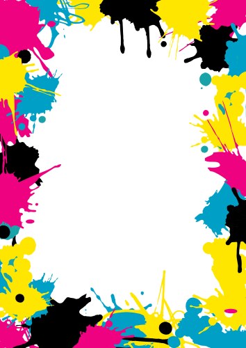 Cmyk Splatter Vector Images (over 330)