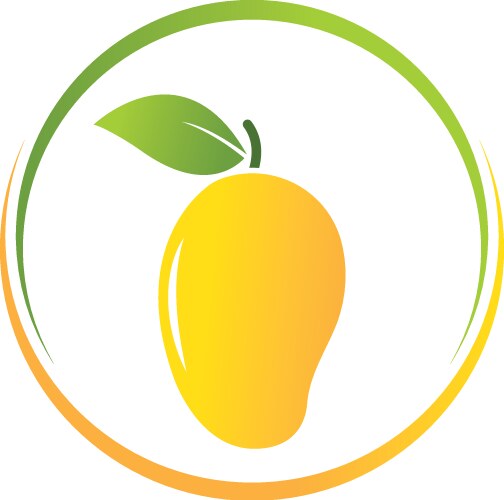 Mango logo Royalty Free Vector Image - VectorStock