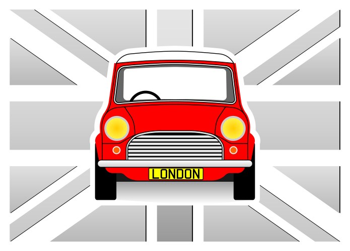 New red mini Royalty Free Vector Image - VectorStock