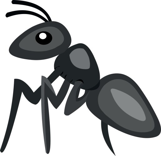 Cute anteater cartoon Royalty Free Vector Image