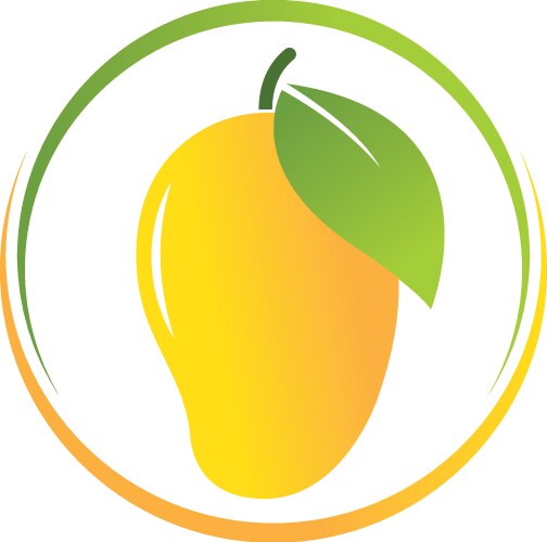Mango logo Royalty Free Vector Image - VectorStock