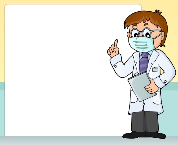 Doctor theme image 7 Royalty Free Vector Image