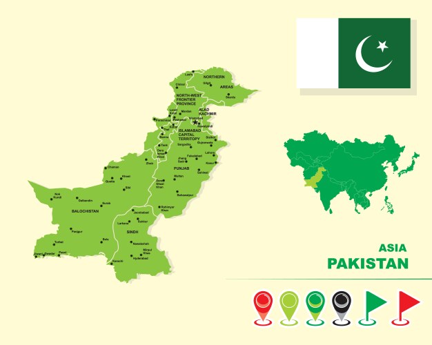 Pakistan Map Vector Images (over 3,100)