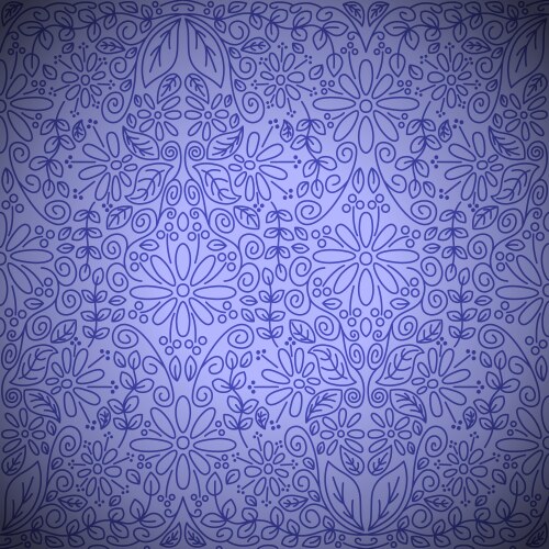 Floral wallpaper Royalty Free Vector Image - VectorStock