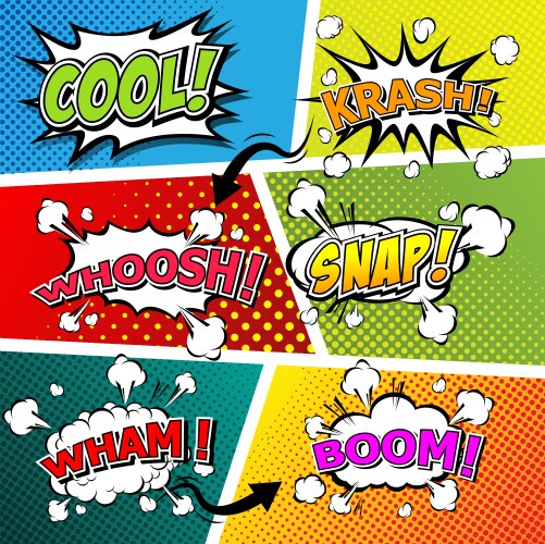Ka Pow Sound Effect Vector Images (21)
