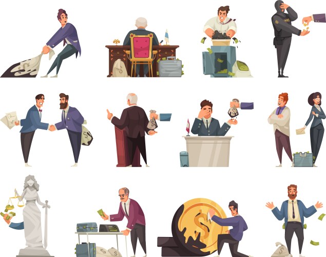 Corruption Cartoon Vector Images (over 2,000)