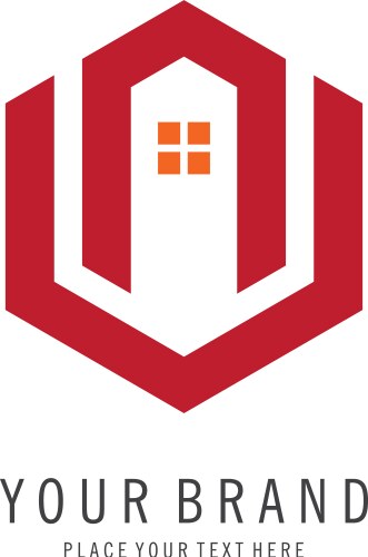 Hexa spy iconic logo file Royalty Free Vector Image