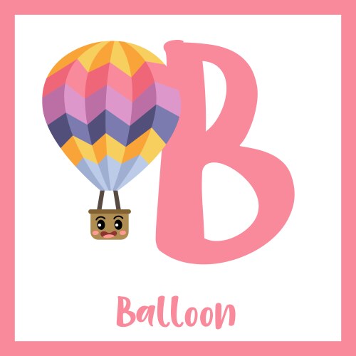 Balloon Flashcard Vector Images (80)