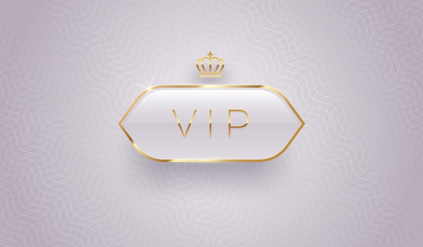 Vip golden and platinum card template Royalty Free Vector