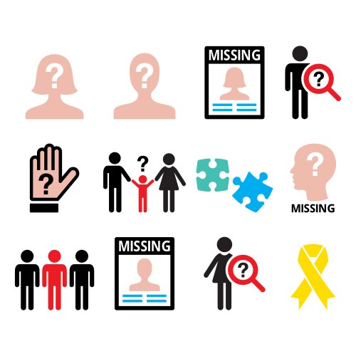 What is missing Royalty Free Vector Image - VectorStock
