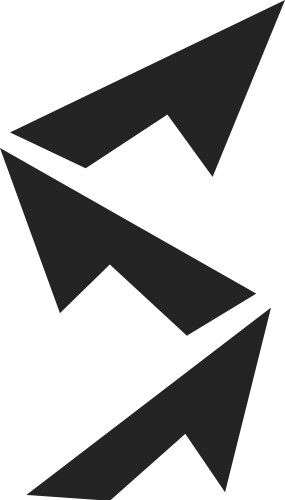 Movement logo template isolated brand identity Vector Image