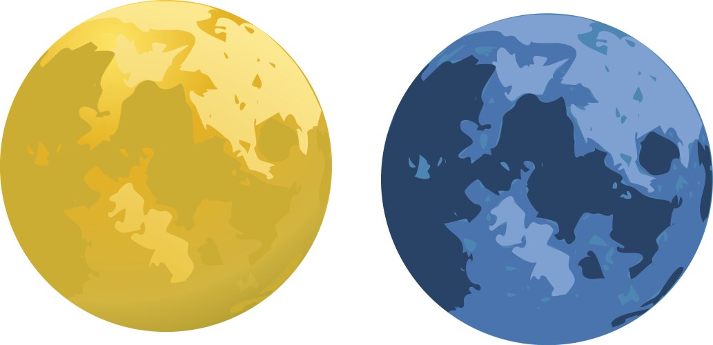 Full moon Royalty Free Vector Image - VectorStock