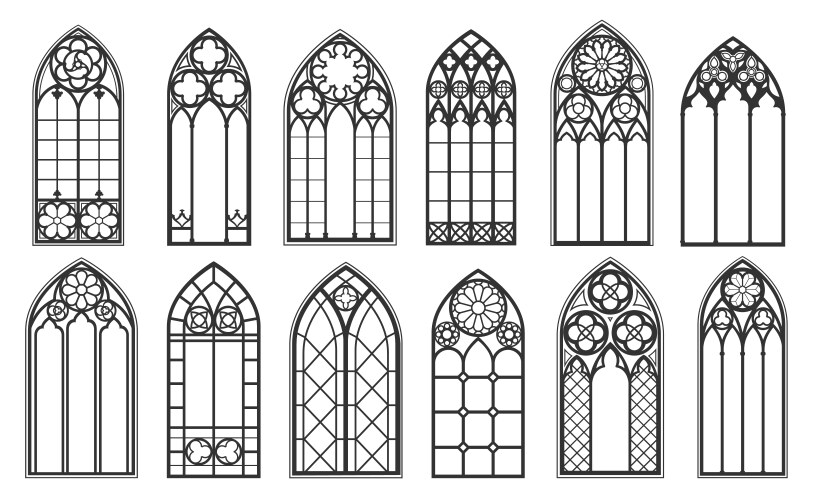 Catholic cathedral Royalty Free Vector Image - VectorStock