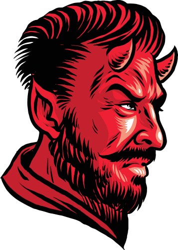 Devil rider Royalty Free Vector Image - VectorStock