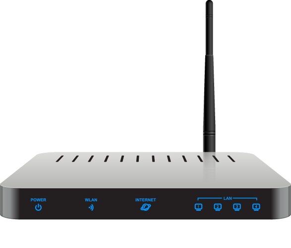 Wireless router Royalty Free Vector Image - VectorStock