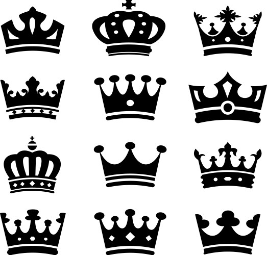 Crown Silhouette Vector Images (over 46,000)