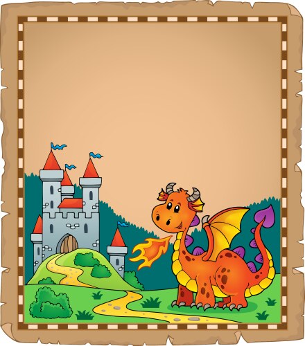 Fairy tale indoor theme 1 Royalty Free Vector Image