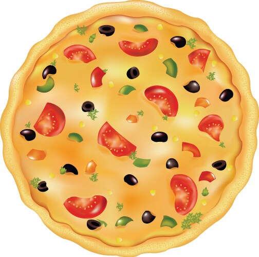 Pizza Royalty Free Vector Image - VectorStock