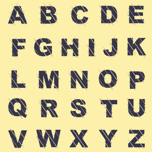 Alphabet artistic letters Vector Images & Graphics for Commercial Use ...