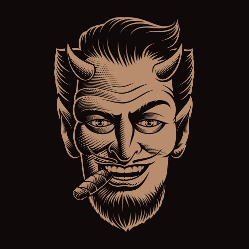 Skull smoking a marijuana Royalty Free Vector Image