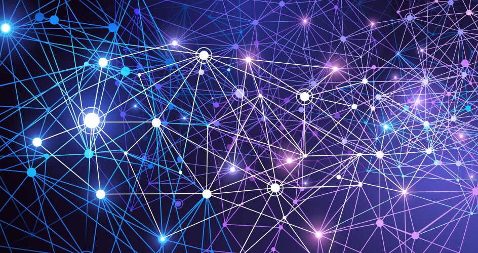 Modern Network Connection Royalty Free Vector Image