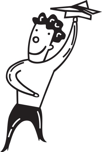 Paper Airplane Clipart Vector Images (over 210)