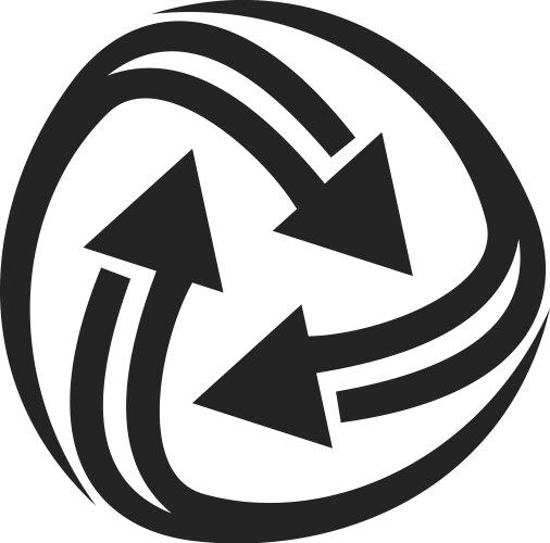 Movement logo template isolated brand identity Vector Image