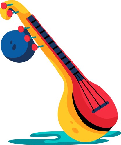 Veena Royalty Free Vector Image - VectorStock