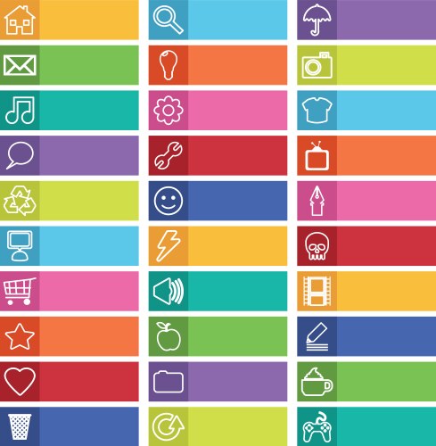 Elegant web icon buttons Royalty Free Vector Image Elegant web icon buttons Royalty Free Vector Image