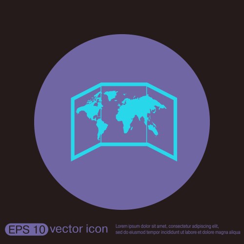 World map-countries Royalty Free Vector Image - VectorStock