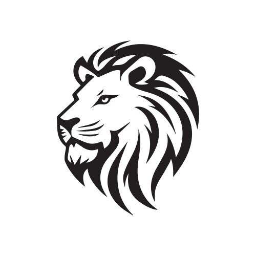 Lion Head Logo Icon (51110202) – Royalty-Free Vector | VectorStock