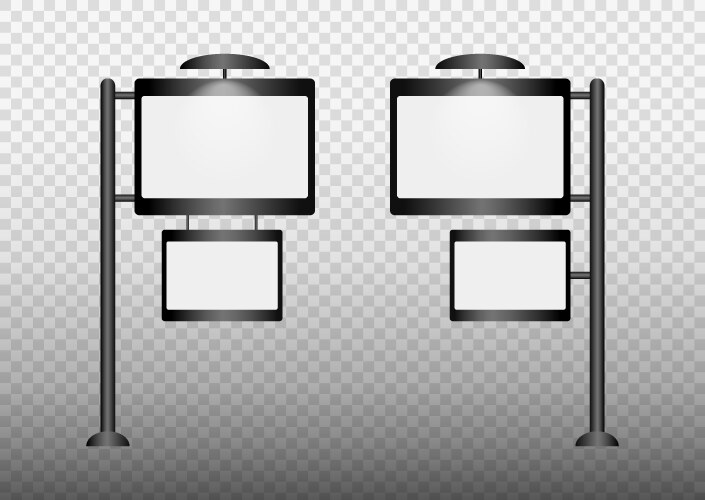 Realistic light box Royalty Free Vector Image - VectorStock