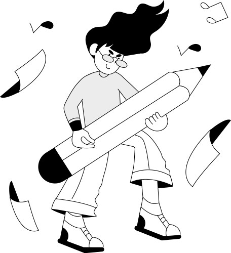 Outdoor singing Royalty Free Vector Image - VectorStock