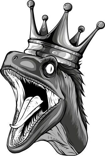 Velociraptor head Royalty Free Vector Image - VectorStock