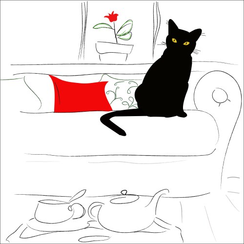 Cat Bed Vector Images (over 4,700)