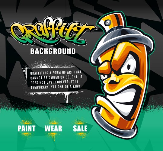 Graffiti objects set Royalty Free Vector Image